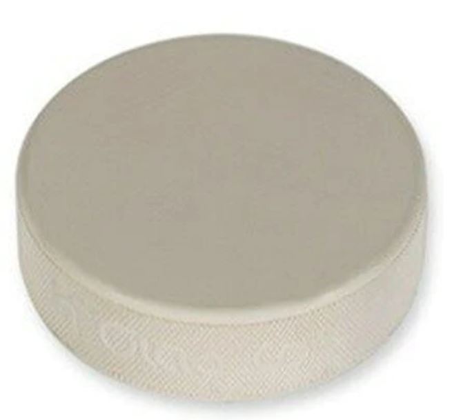 Ice Hockey Puck - White – mySKATE Proshop