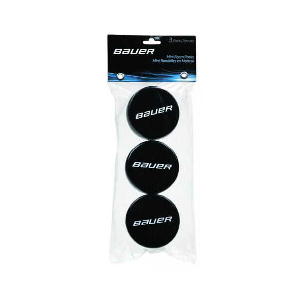 Bauer Mini Foam Puck - 3 Pack – mySKATE Proshop