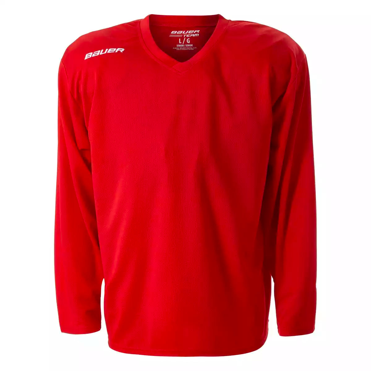 Bauer Flex Practice Jersey - Red – mySKATE Proshop